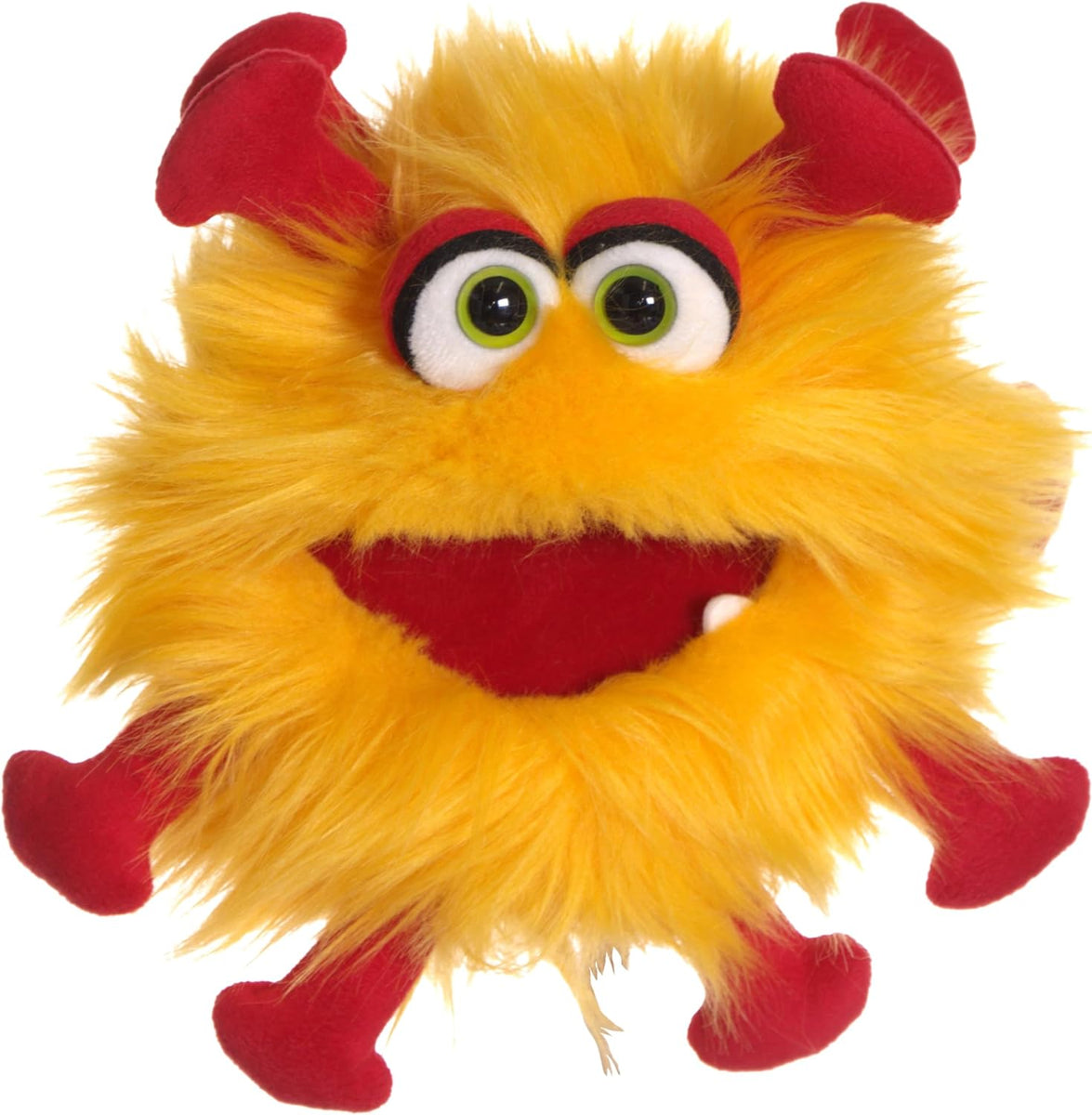 Living Puppets - Zap The 9-Inch Yellow Friendly Monster, Plush Hand Pu ...